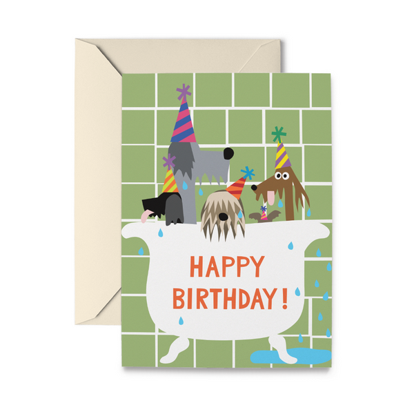 Birthday Bath Greeting Card – R. Nichols