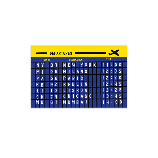 Departures Sticker – R. Nichols