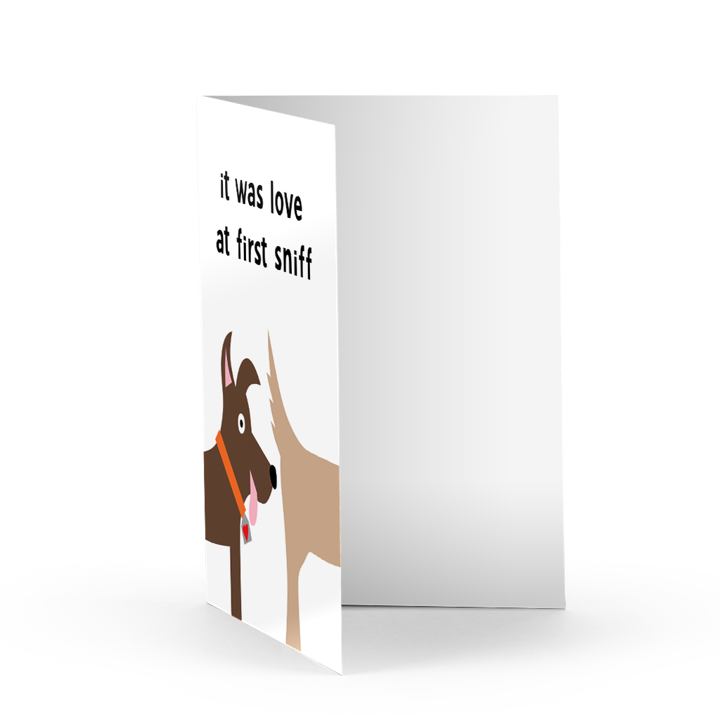 First Sniff Greeting Card – R. Nichols