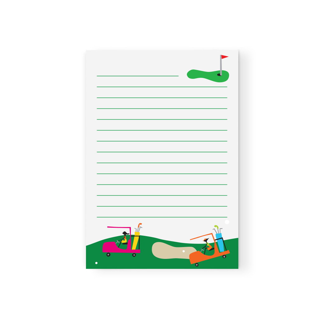 Golf Notepad – R. Nichols
