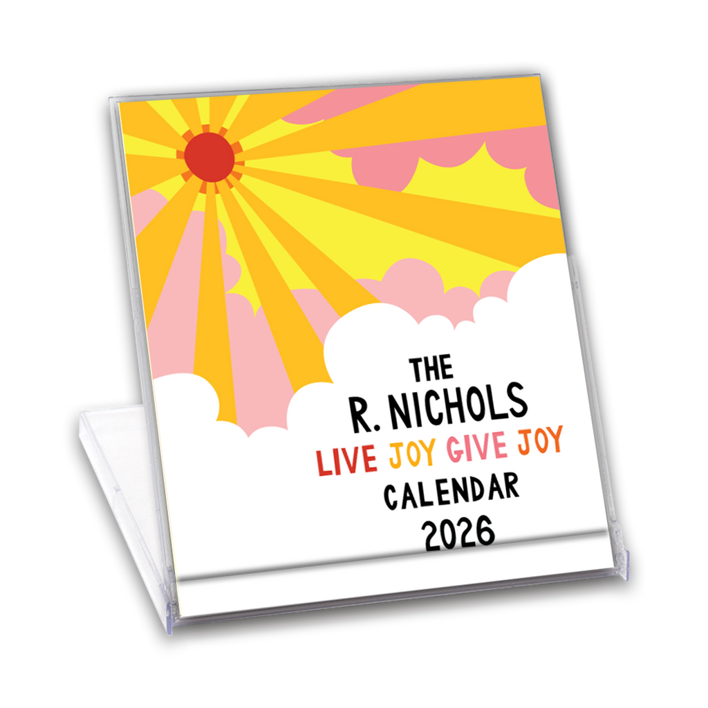 Live Joy Give Joy Desk Calendar 2026 – R. Nichols