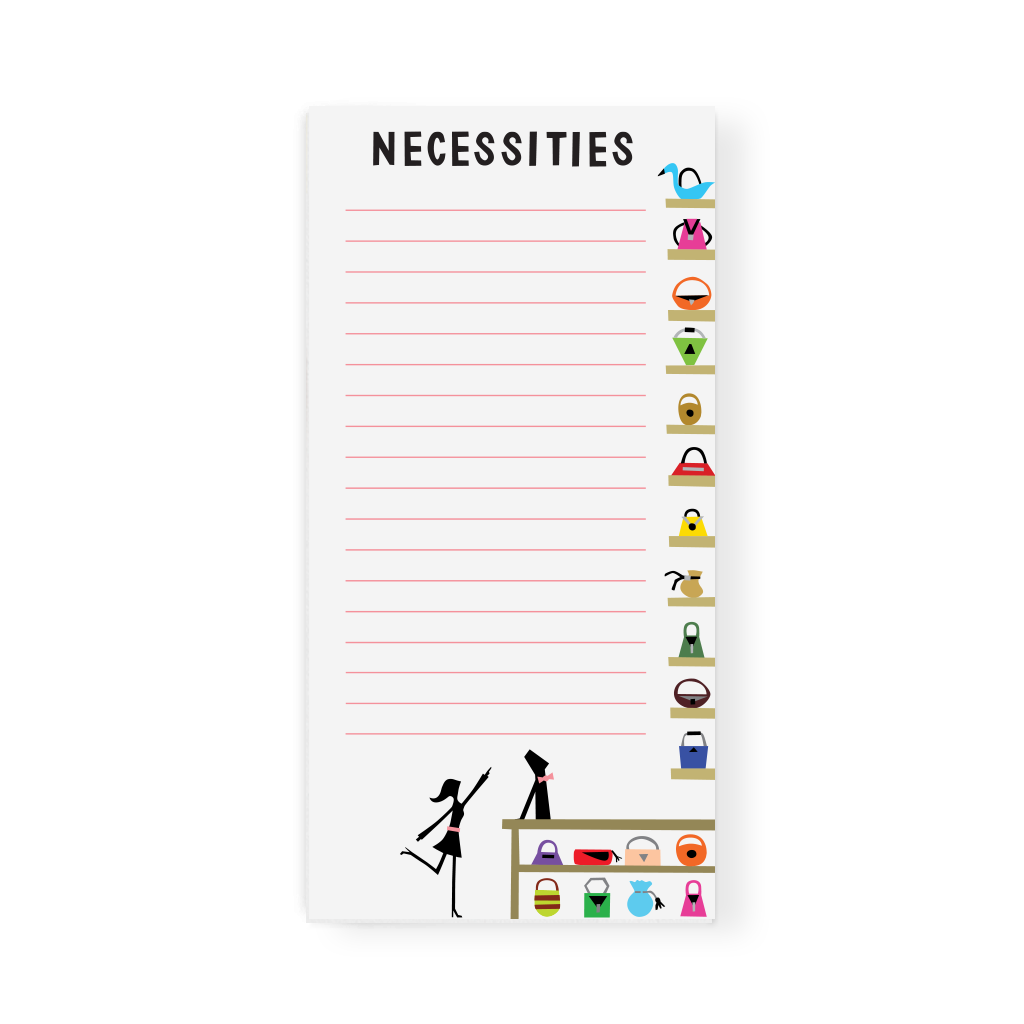 Necessities Shopping List – R. Nichols