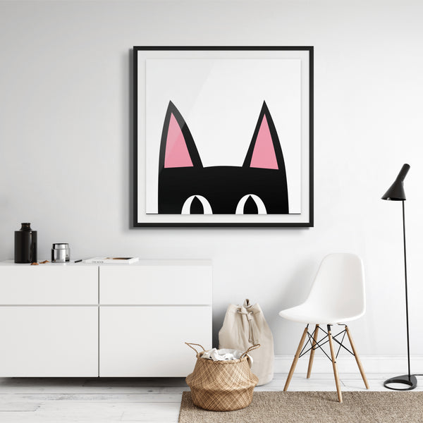 Peeking Kitty Fine Art Print – R. Nichols