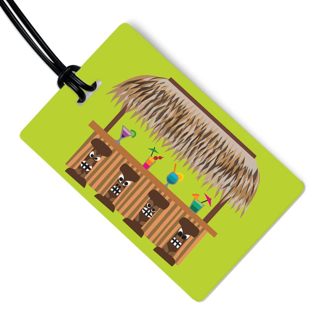 Tiki Bar Luggage Tag – R. Nichols
