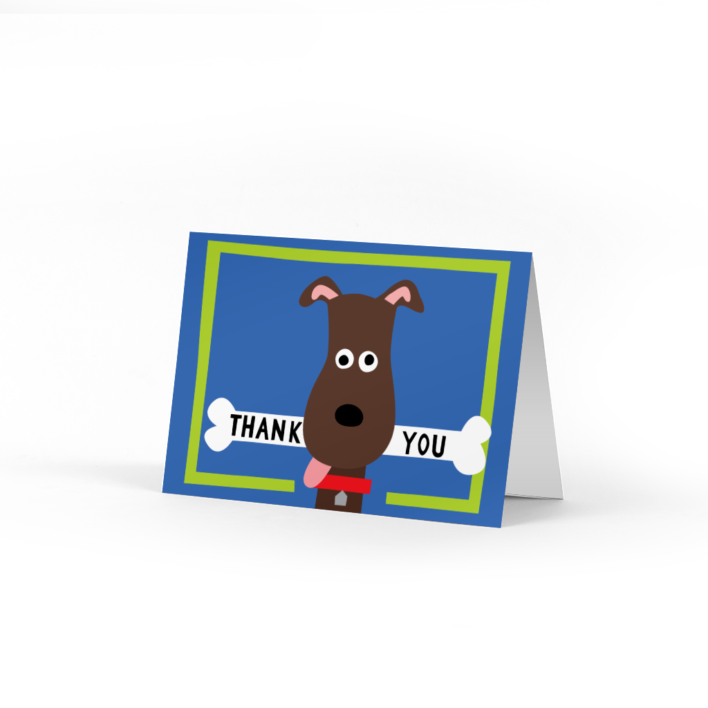 Dog Bone Thank You Note Cards – R. Nichols