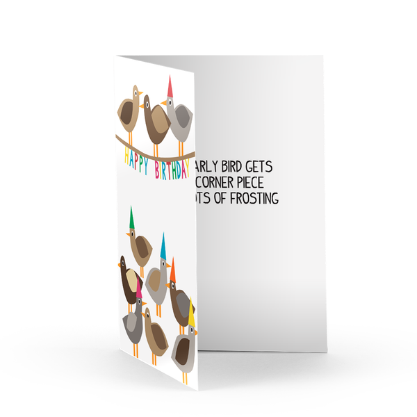 Birthday Flock Greeting Card – R. Nichols