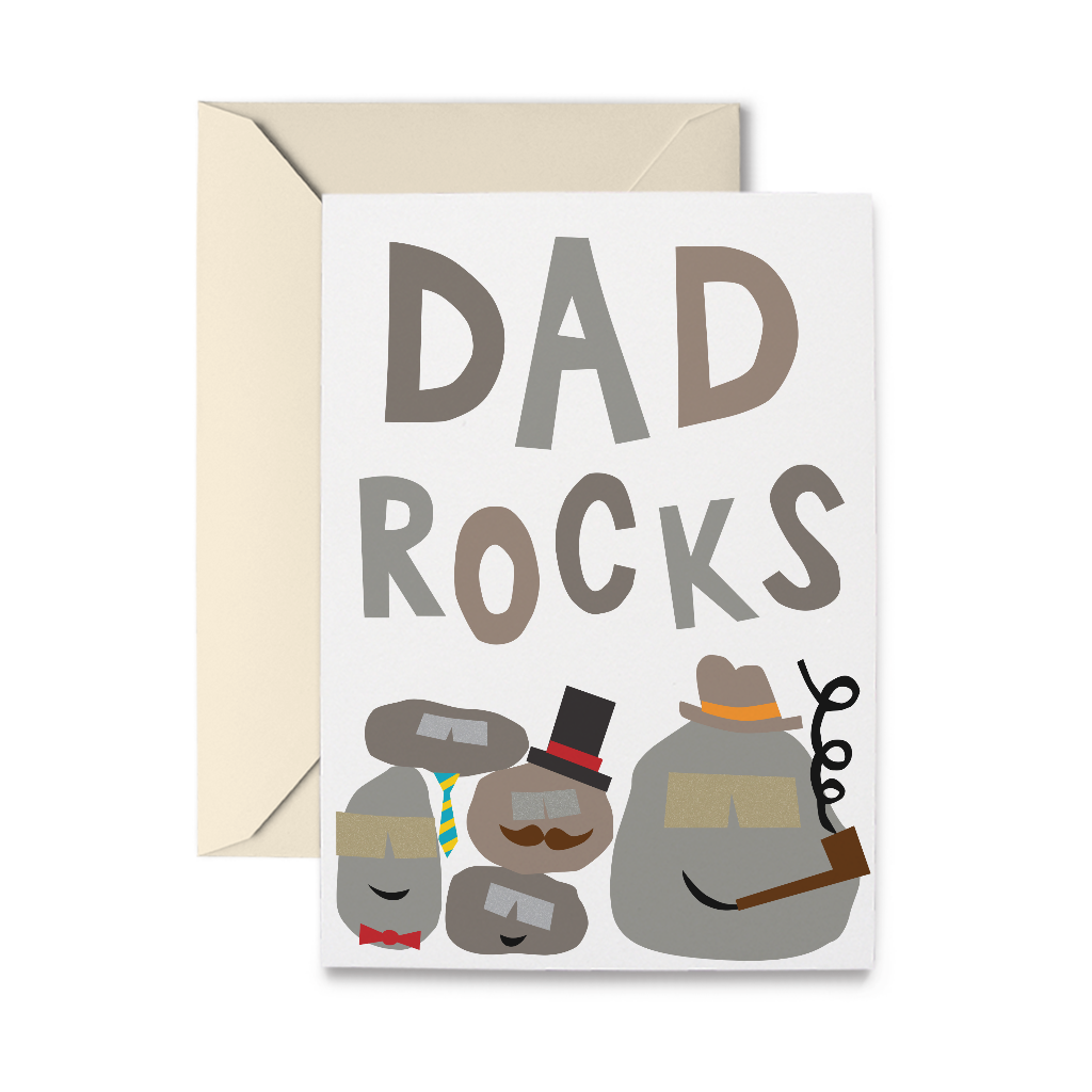 Dad Rocks Father's Day Card – R. Nichols