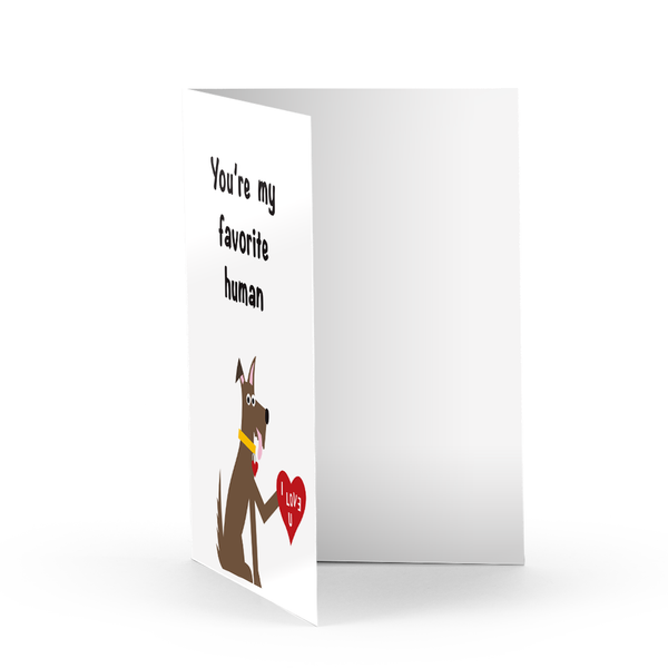 Favorite Human Greeting Card – R. Nichols