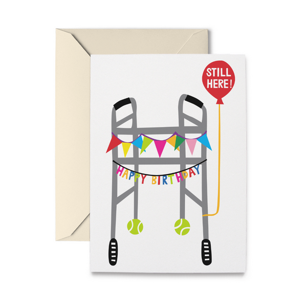 Birthday Walker Greeting Card – R. Nichols