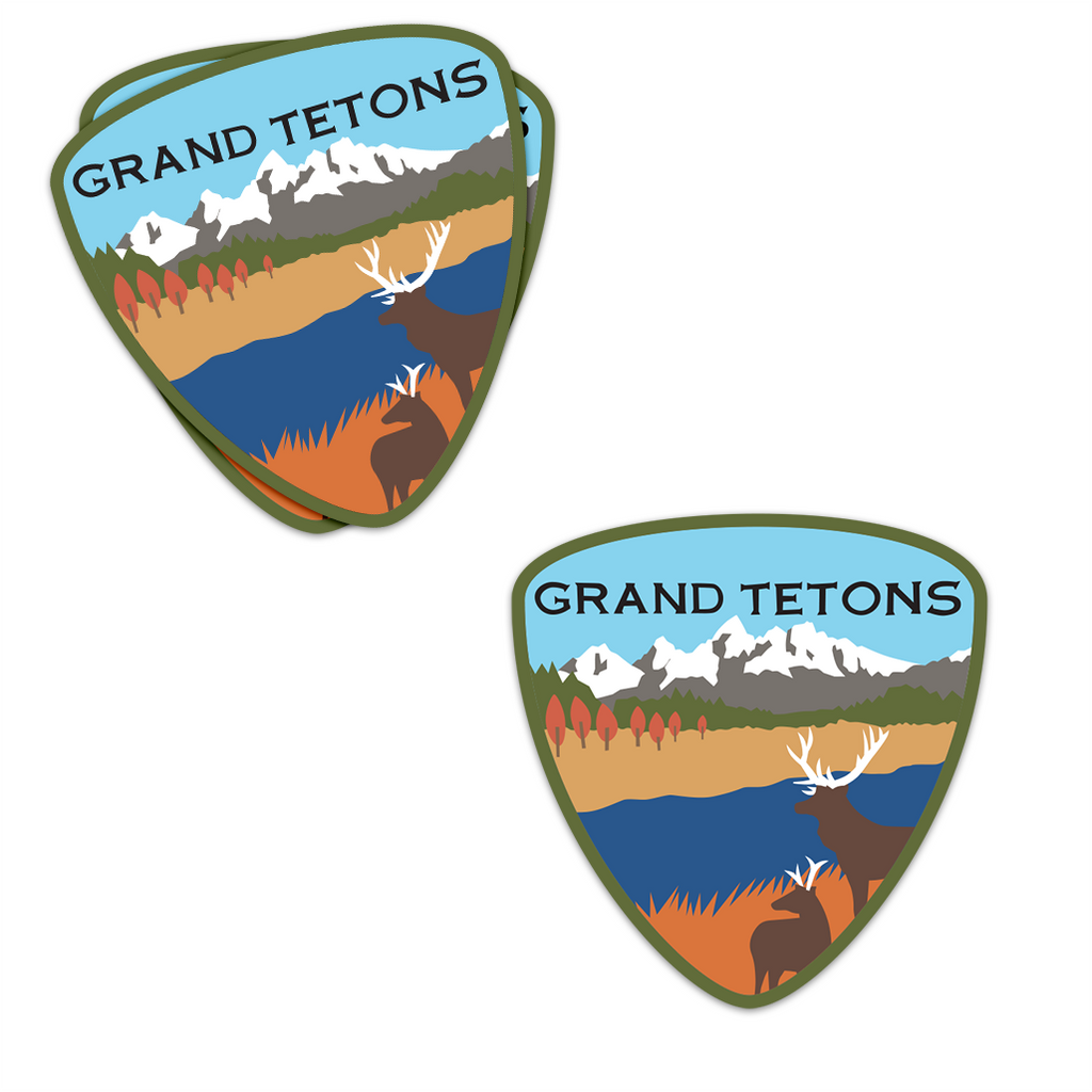 Grand Tetons Sticker – R. Nichols