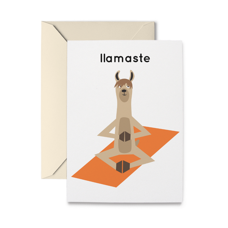 Llamaste Greeting Card – R. Nichols