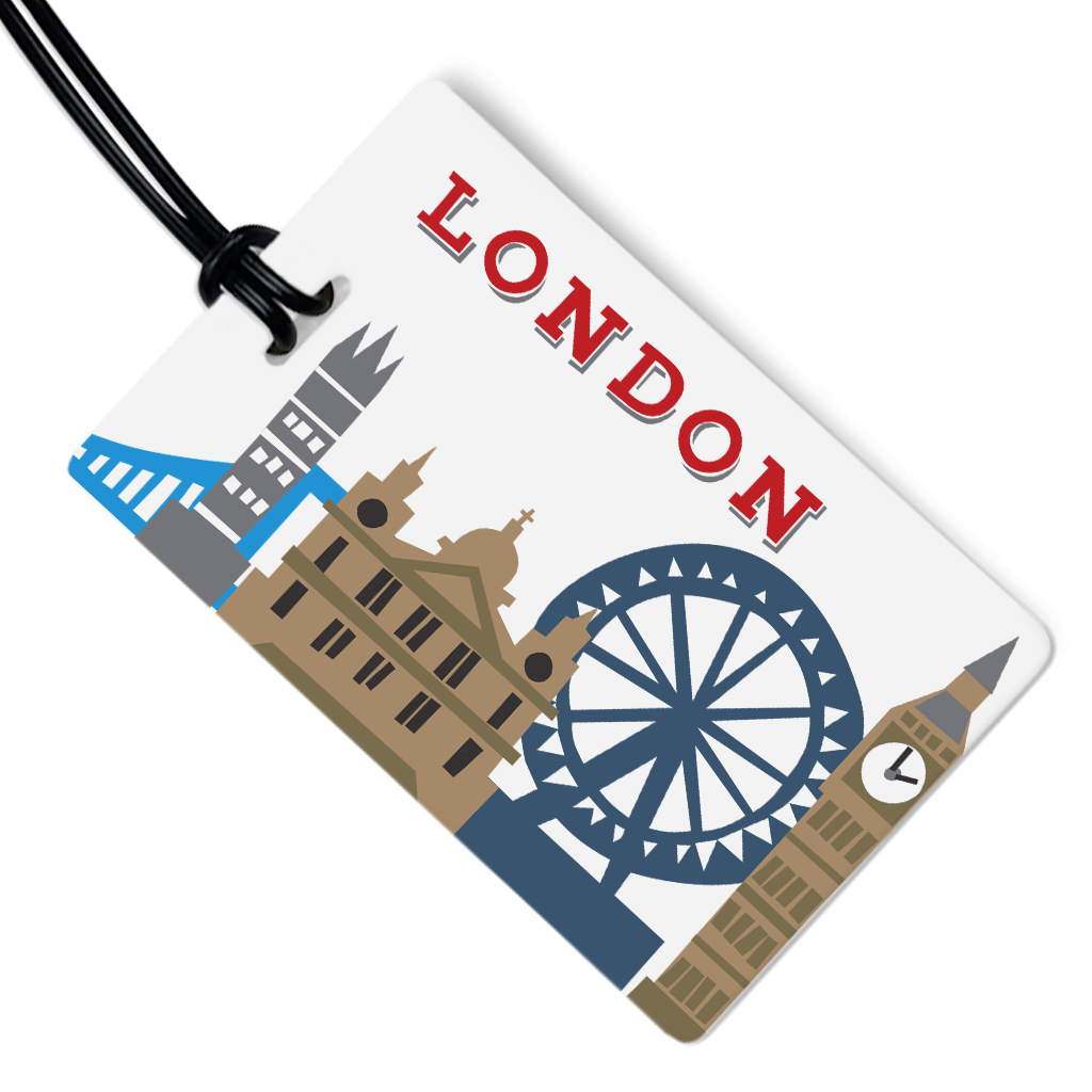 London Luggage Tag – R. Nichols