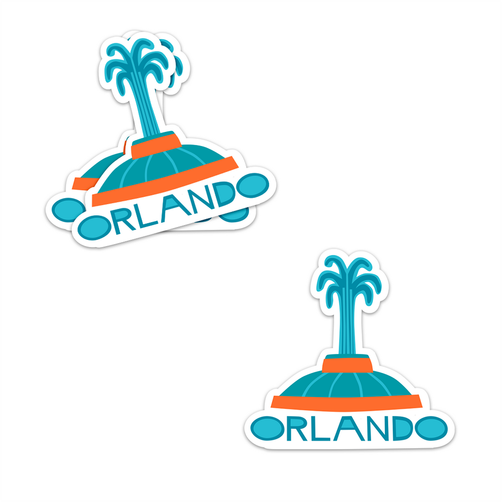 Orlando Fountain Sticker – R. Nichols