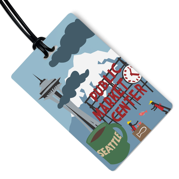 Seattle Luggage Tag – R. Nichols