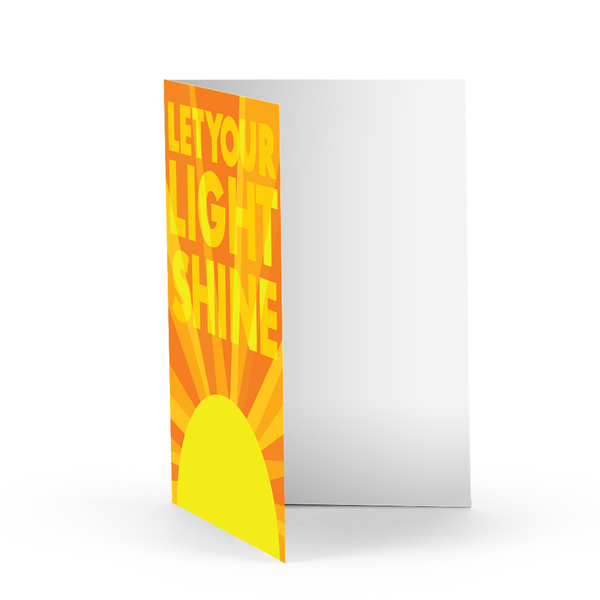 Shining Light Greeting Card – R. Nichols