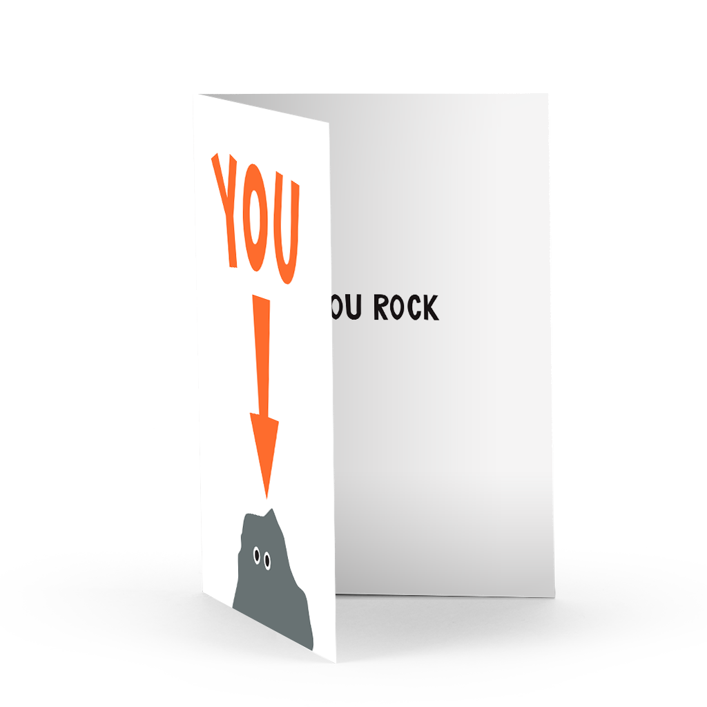 You Rock Greeting Card – R. Nichols